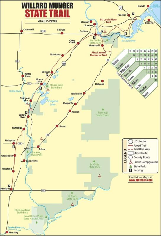 Explore East Central Minnesota on the Willard Munger State Trail